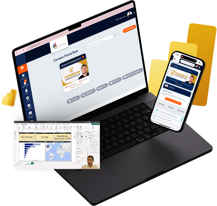 Power BI Completo: Certificado, Apostila e +80h de Conteúdo