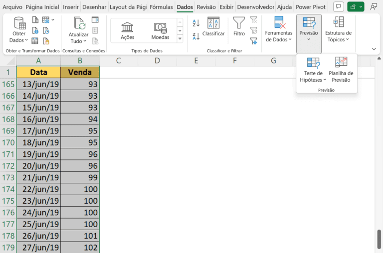 Tabela de Dados no Excel, como usar?