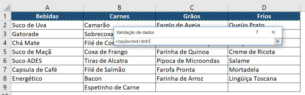 Validação de Dados no Excel? Aprenda com exemplos