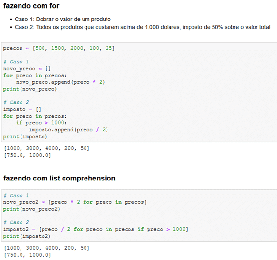O que é o List Comprehension no Python e Como Usá-lo