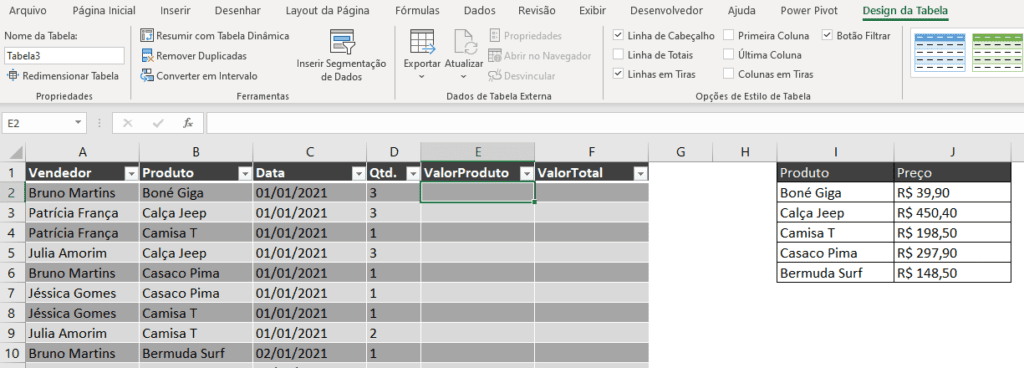 Motivos para Formatar como Tabela no Excel [3 Motivos Práticos]