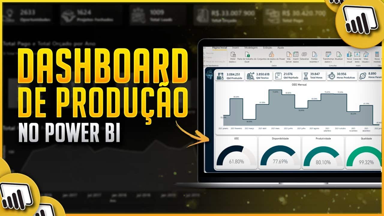 Dashboard de Produção no Power BI - Passo a Passo de Construção