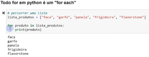 Estrutura de Repetição FOR no Python - Como Criar um Loop?