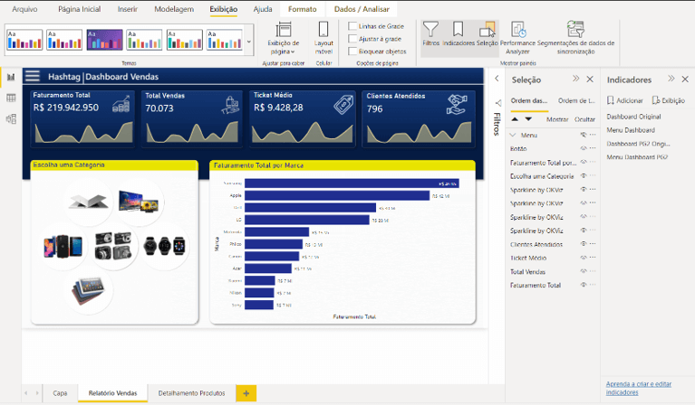 Menu Suspenso de Navegação no Power BI - Passo a Passo