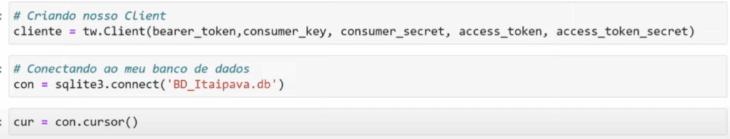 Salvar Tweets em Banco de Dados com a Biblioteca sqlite3