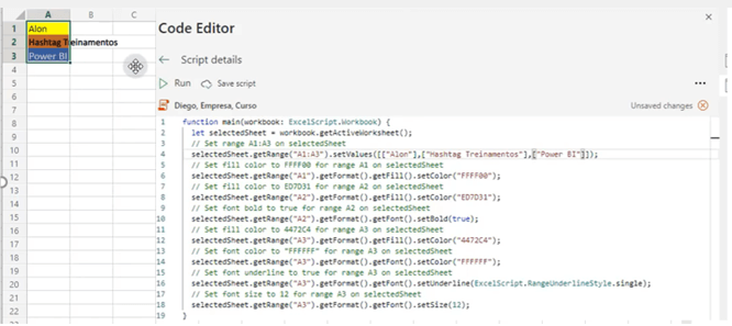 Migrar do VBA para Office Scripts - Como Eles Funcionam?
