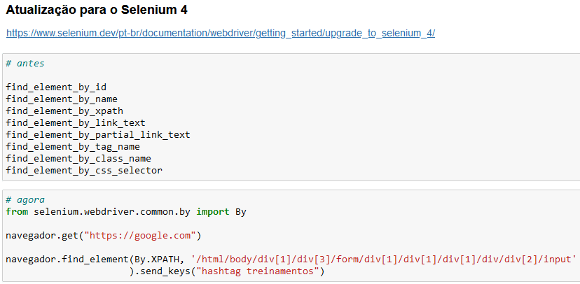 Novidades No Selenium Download Do Webdriver Automático