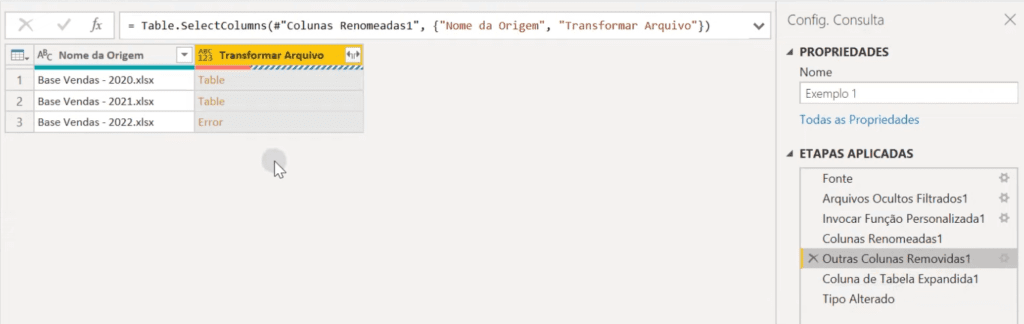 Erro ao Importar Arquivos da Pasta - Como Resolver?