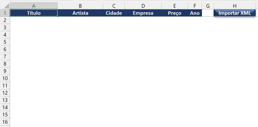 Como Importar XML para o Excel com um Botão Usando VBA