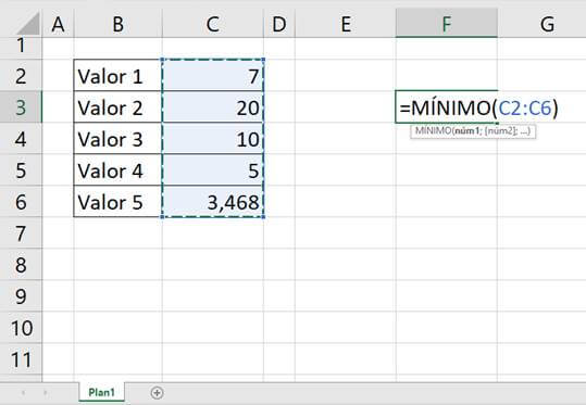 Funções MÁXIMO e MÍNIMO - Funções Básicas do Excel