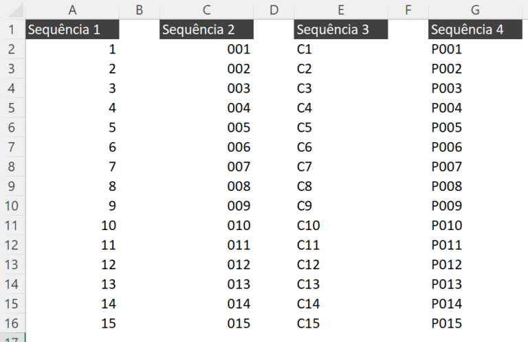 Função Sequência no Excel Crie Sequências de Forma Automática
