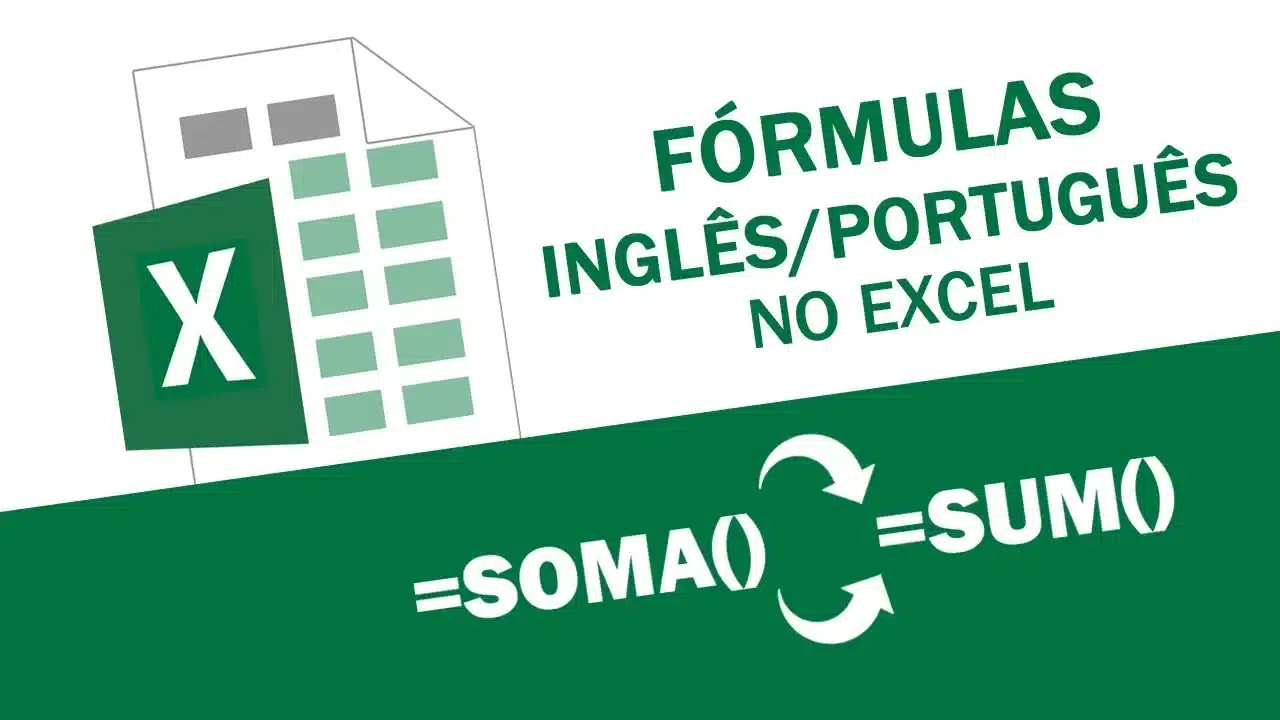 Fórmulas em Inglês no Excel – Tradução no Português e Inglês
