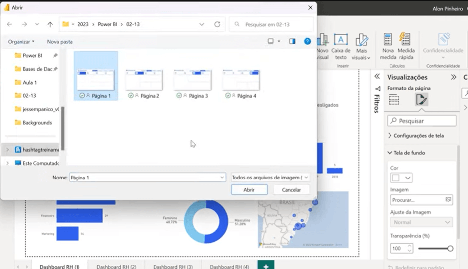 Menu de Navegação no Power BI - Impressione com esse Menu!