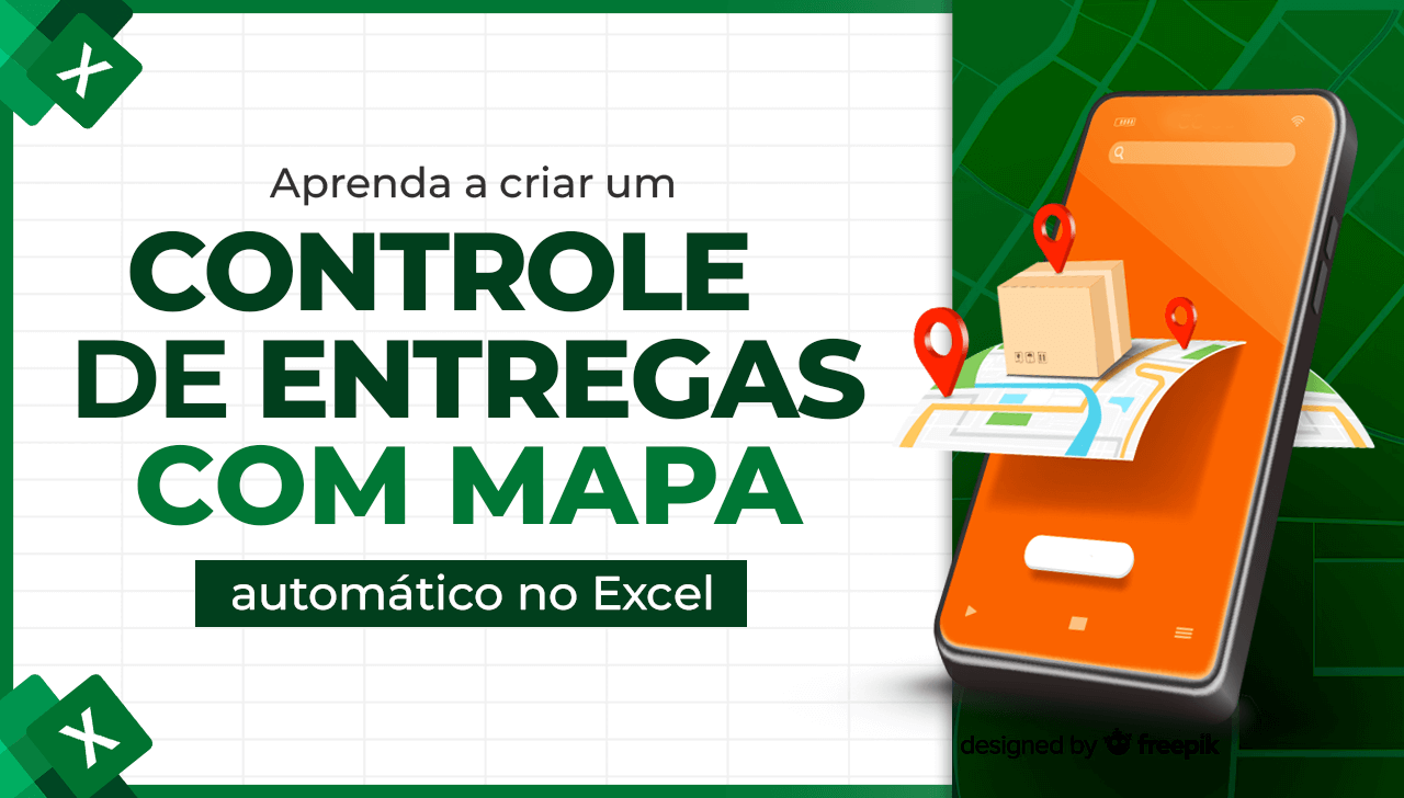 Controle de Entregas COM MAPA! Organize sua Rotina!