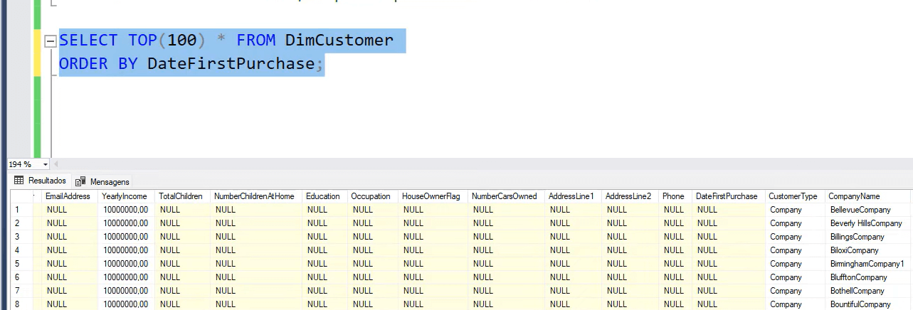 Exercícios de Análise de Dados no SQL Resolvidos Passo a Passo
