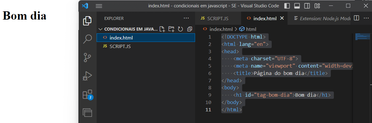 Como Usar Condicionais Em Javascript Exemplo Prático If E Else