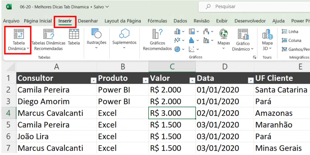 10 Super Dicas para Tabela Dinâmica no Excel