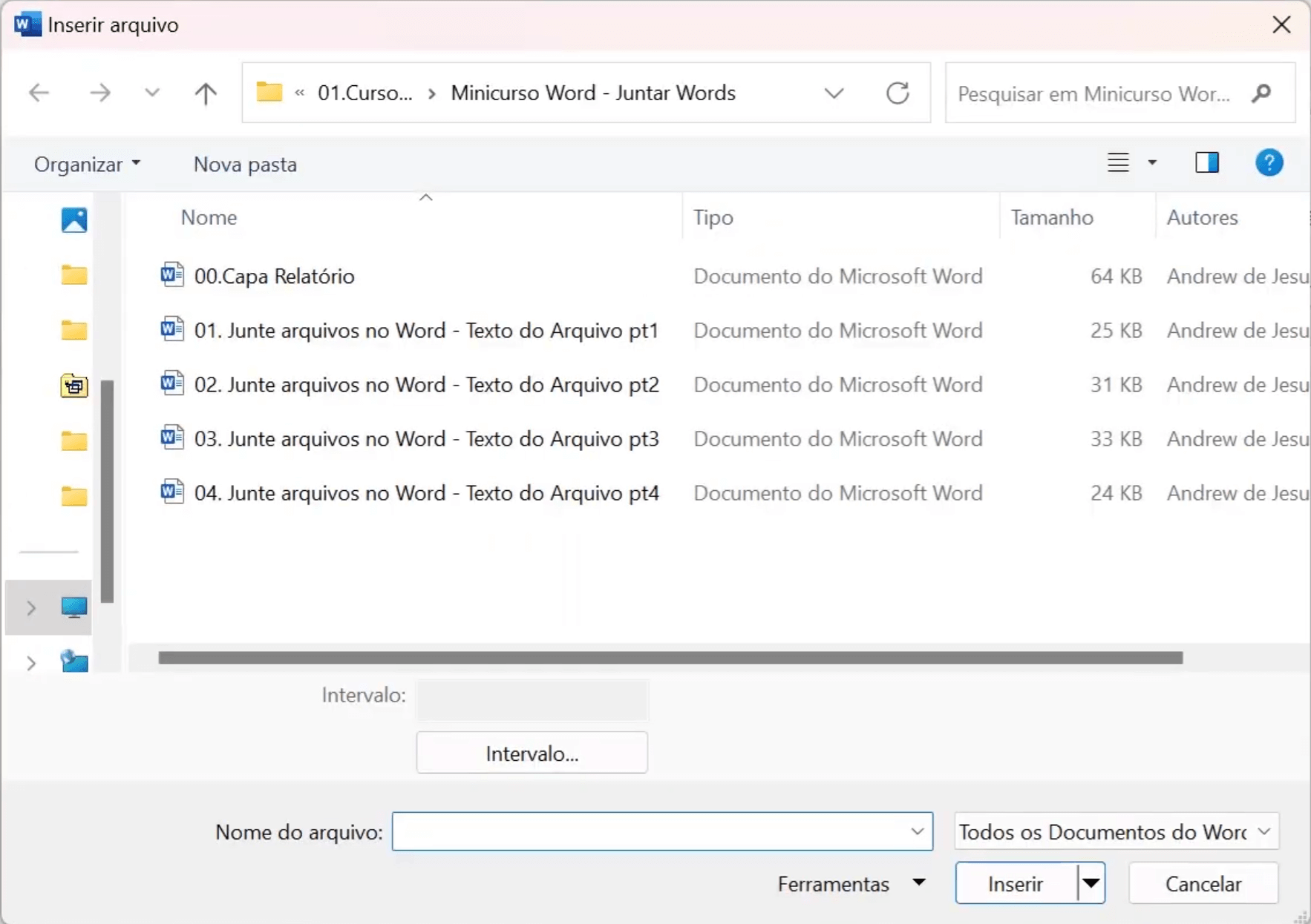 Minicurso de Word - Aprenda Hoje com um Curso Grátis!