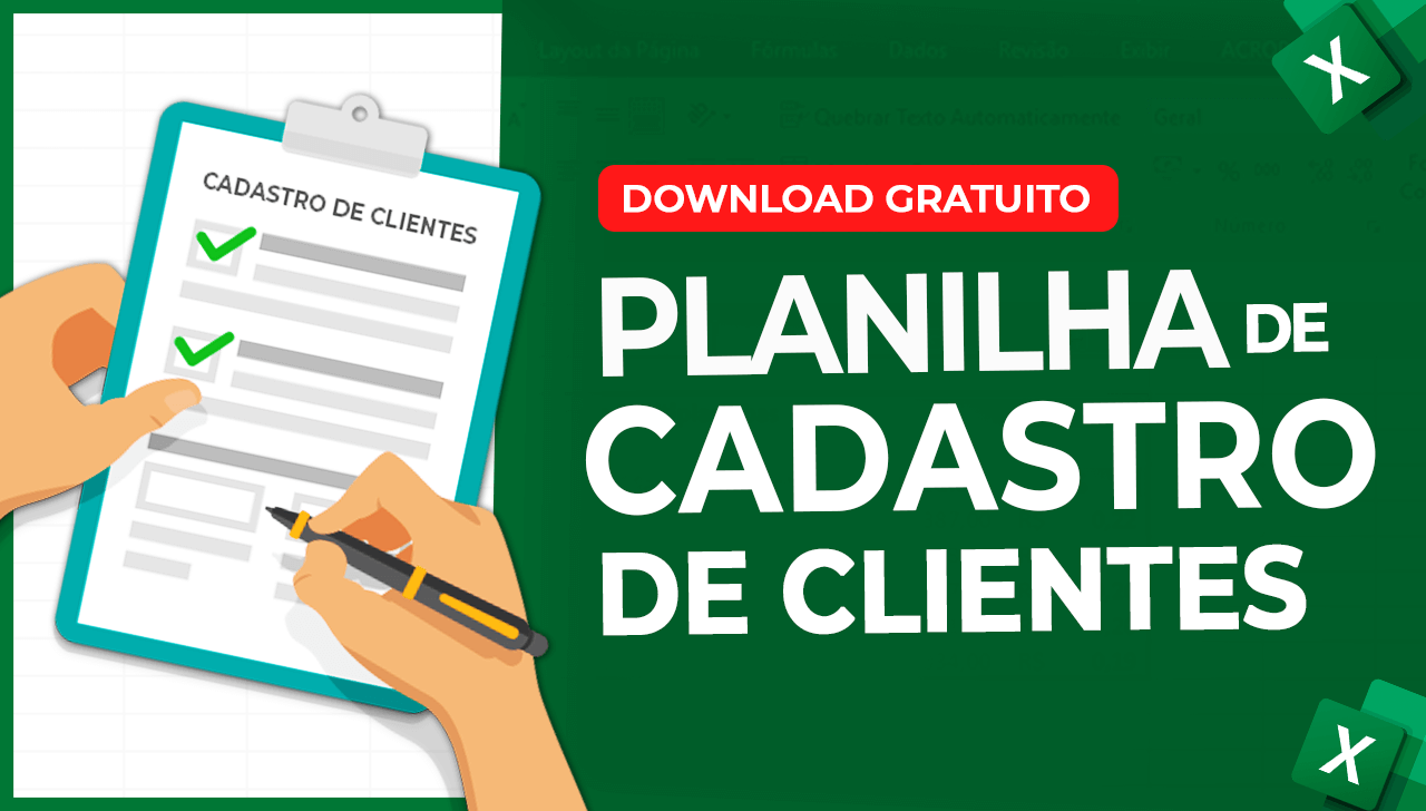 Planilha de Cadastro de Clientes – CRM [Download Gratuito]