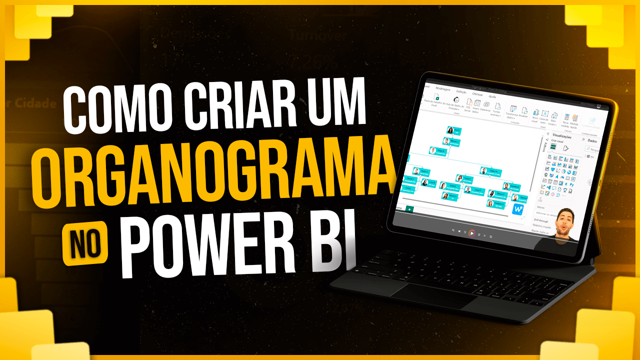 Como Criar um Organograma no Power BI