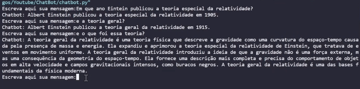 Criando um ChatBot com ChatGPT em Python em Apenas 20 Minutos