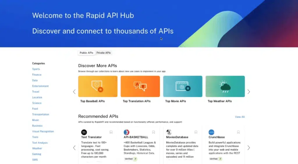 RapidAPI – O que é e Como Usar nos Seus Códigos