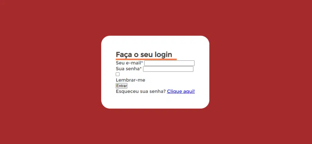 Formulário de Login em HTML e CSS – Criando seu Projeto