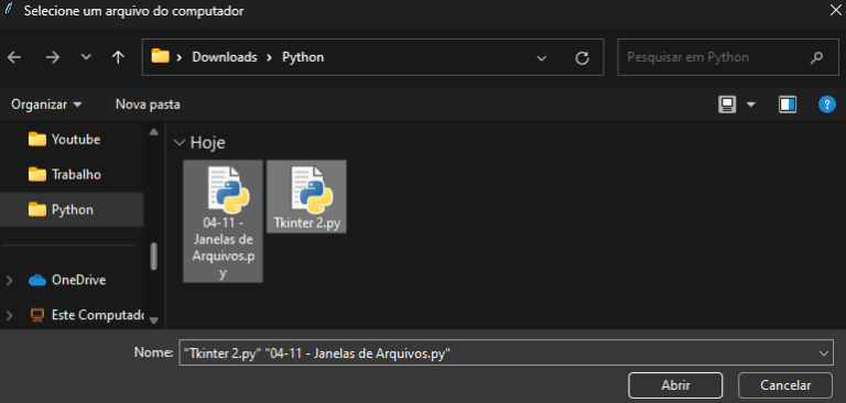 Tkinter no Python – Crie Janelas de Arquivos e Confirmação
