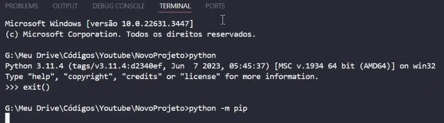 Pip não é reconhecido como um comando Python – Como Corrigir