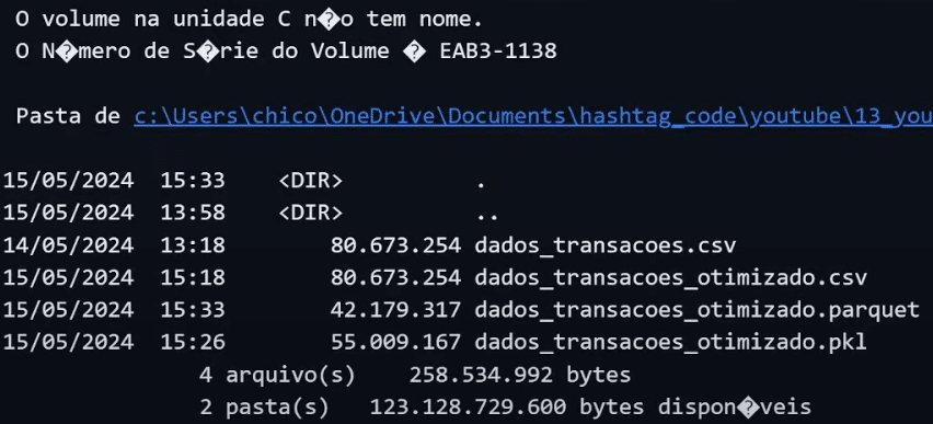 Melhores Formatos para Salvar Dados – Exportando DataFrames