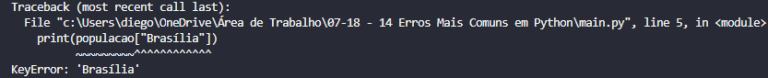 14 Tipos de Erros Mais Comuns no Python – Soluções
