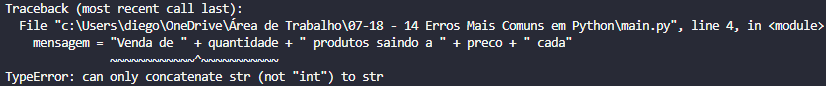 14 Tipos de Erros Mais Comuns no Python – Soluções