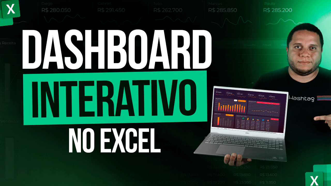 Dashboard Interativo no Excel – Crie com Apenas 5 Passos