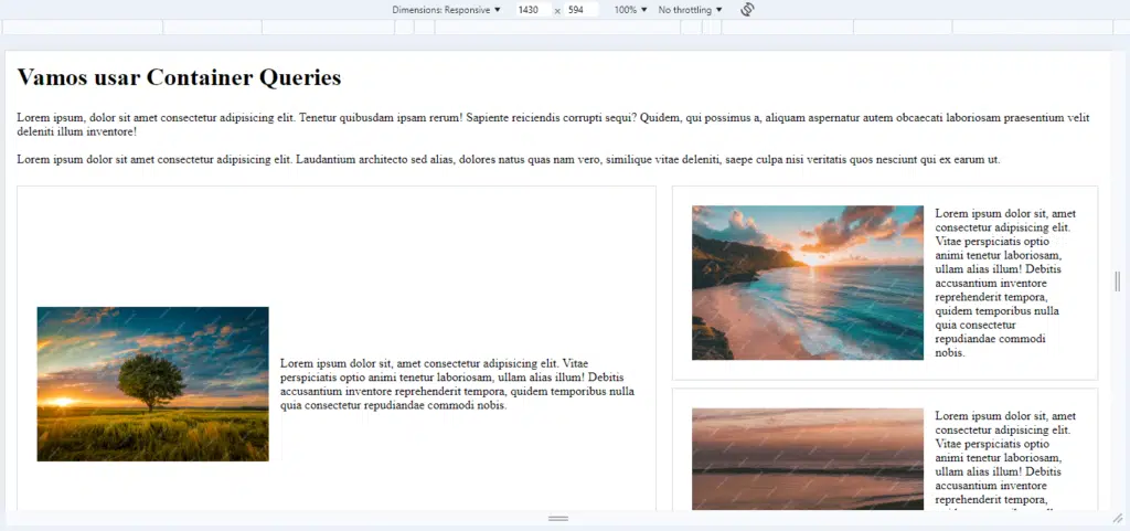 Container Queries no CSS: Como Criar Layouts Responsivos
