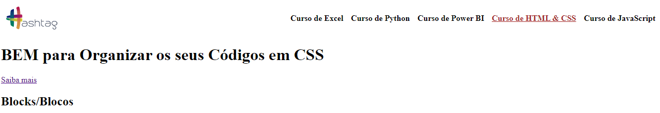 Metodologia BEM no CSS: Como Organizar Seu Código!