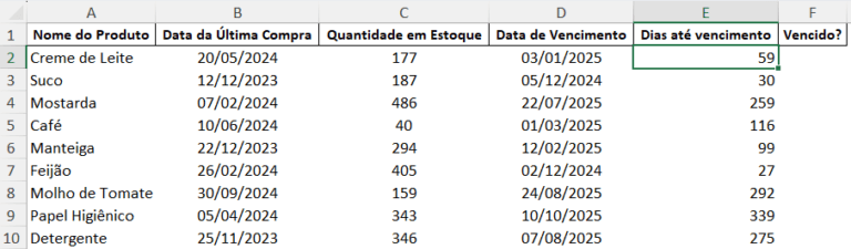 Planilha com Prazos e Vencimentos no Excel – Baixe Grátis