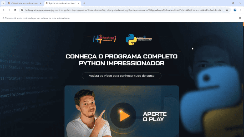 Selenium com Python – Automatize Qualquer Tarefa na Web