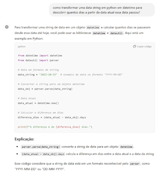 3 Aplicações no Python com ChatGPT