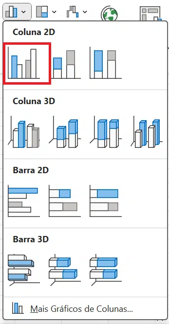 Como criar um gráfico no Excel que mistura receita mensal com metas?