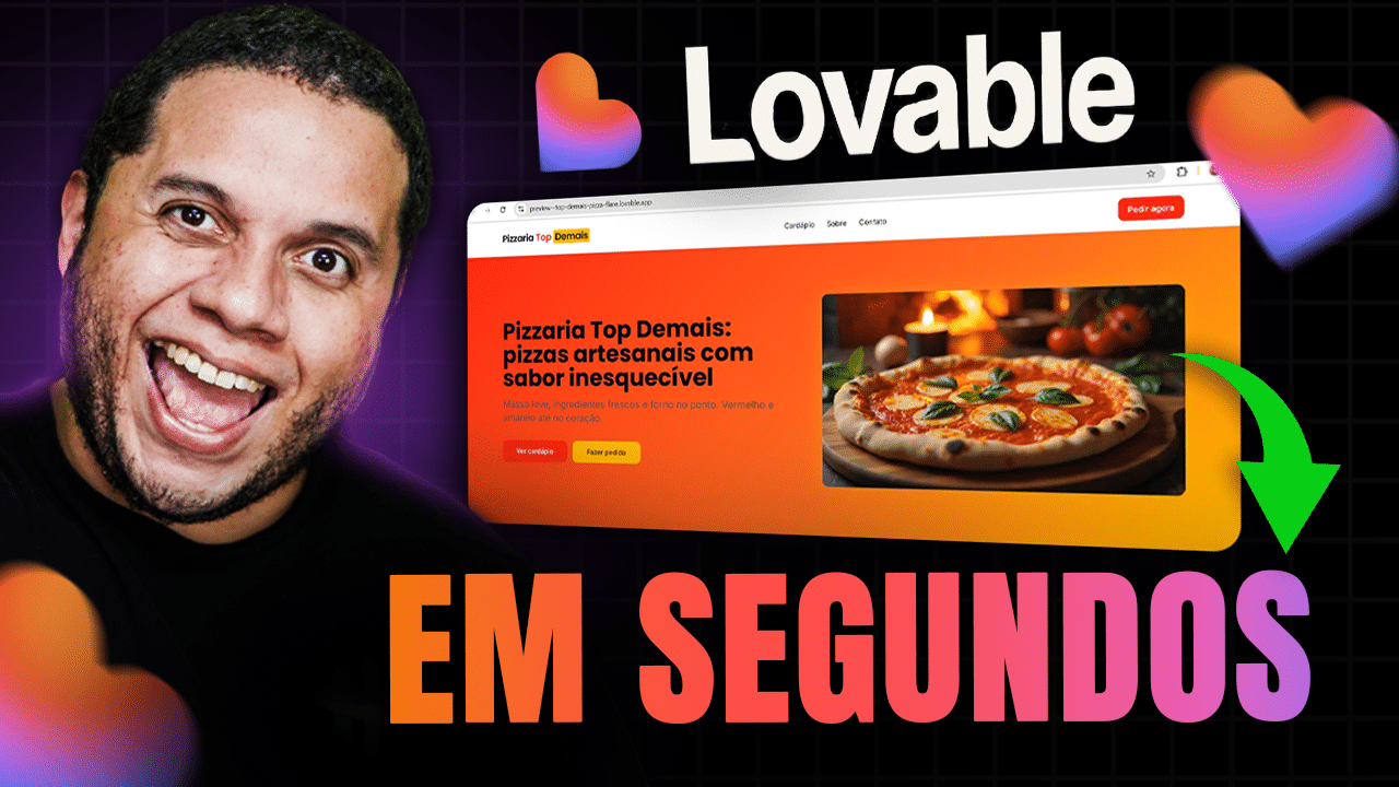 Crie um site completo com Inteligência Artificial usando Lovable AI