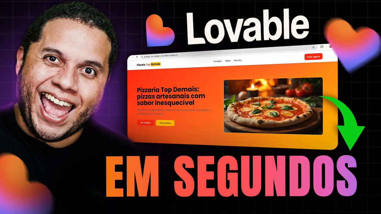 Crie um site completo com Inteligência Artificial usando Lovable AI